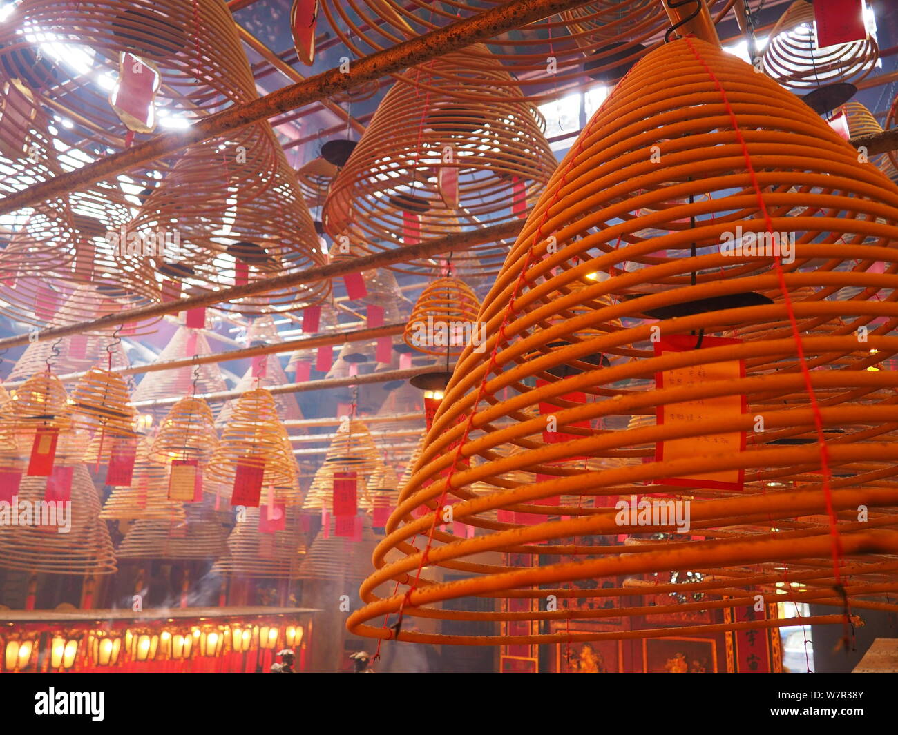 Man Mo Temple in Hong Kong Stock Photo - Alamy