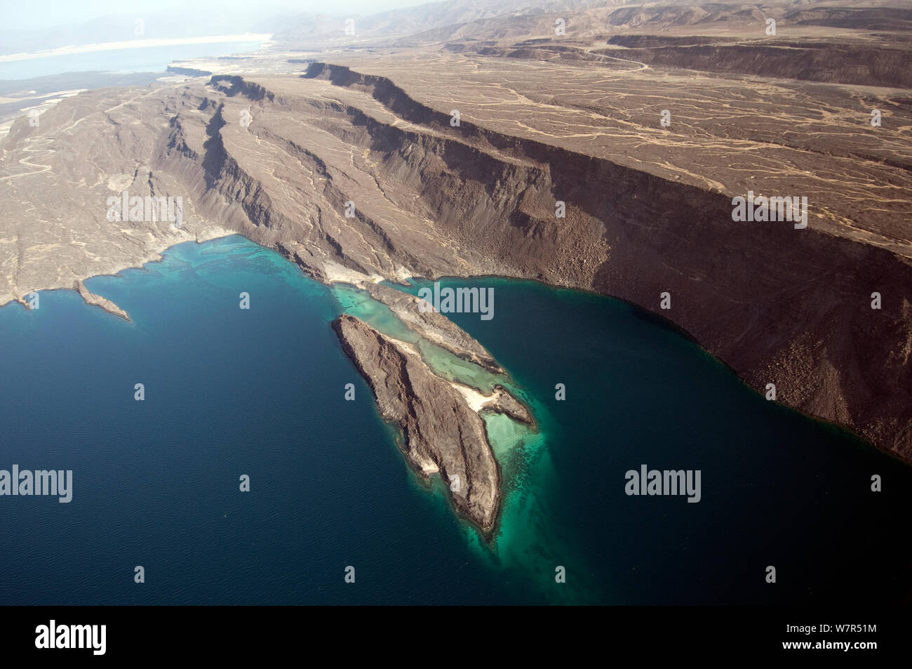 Lake Assal - Africas lowest point at 515 feet below sea level, Djibouti ...