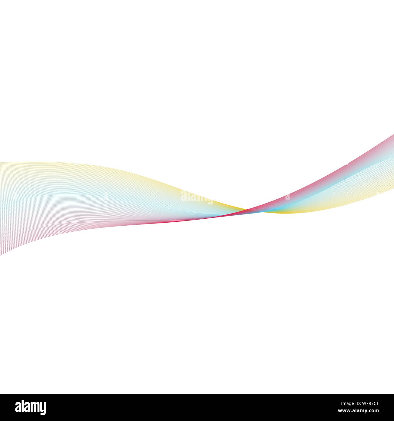 Abstract Smooth Color Wave Vector Curve Flow Motion Illustration Stock Vector Image And Art Alamy