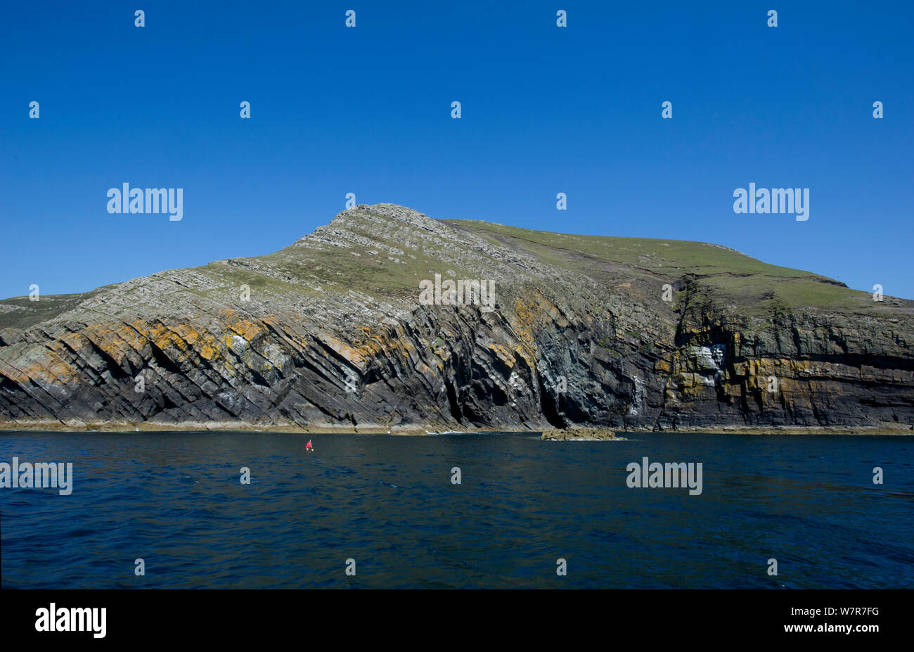 Folded and faulted Cambrian and Ordovician rocks in a faulted monocline ...