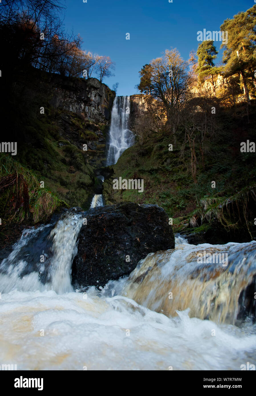 Pistyll rhaeadr waterfalls, wales hi-res stock photography and images ...