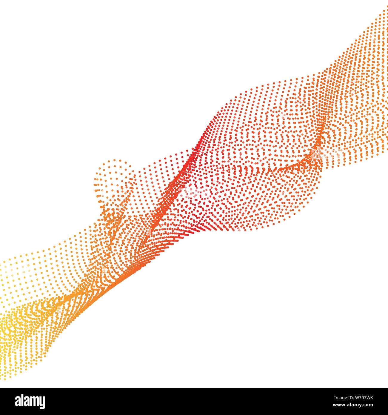 Abstract smooth color wave vector. Curve flow blue motion illustration ...
