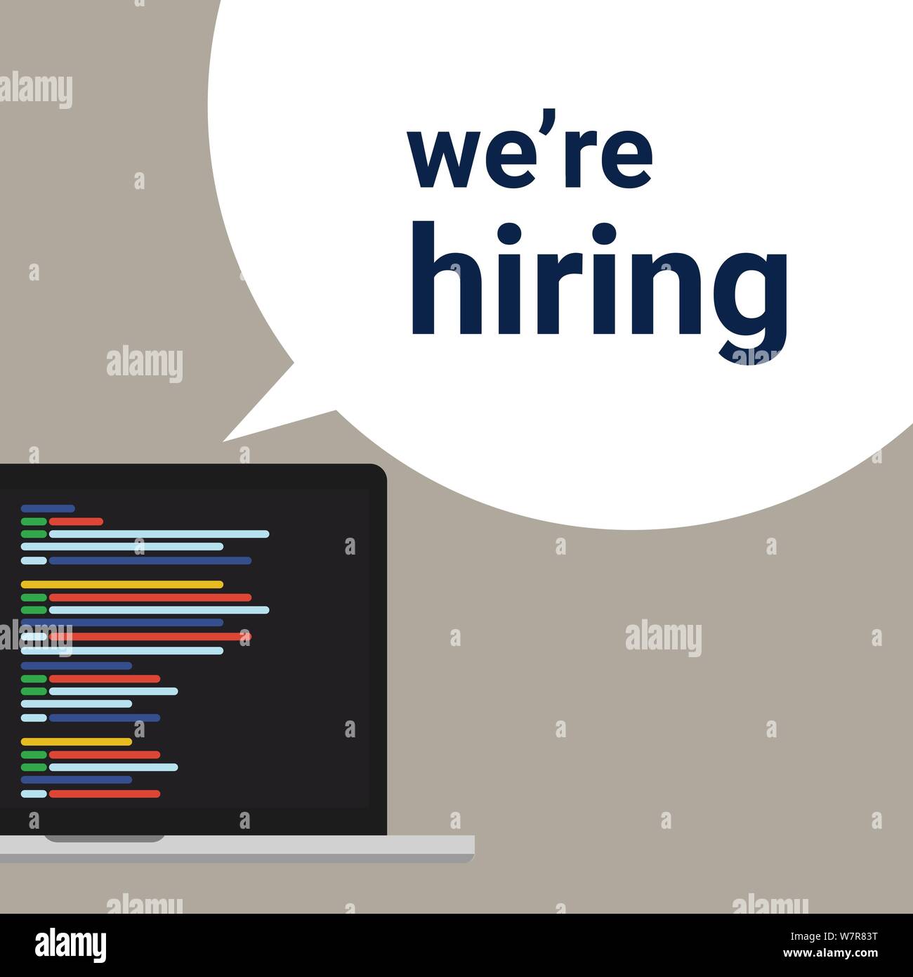 Career of a programmer Stock Vector Images - Alamy