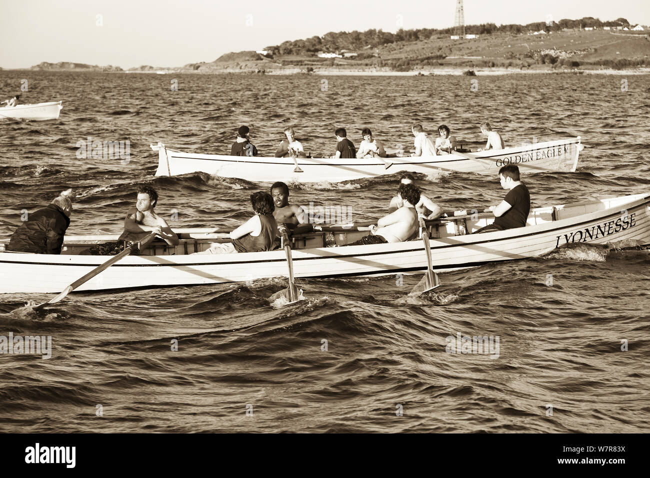 St mary's scilly gig racing hi-res stock photography and images - Alamy