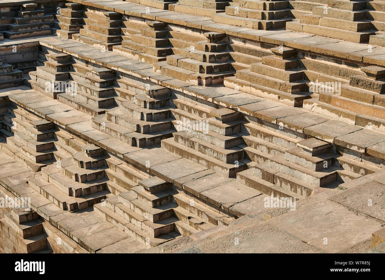 Stepped square water tank inside the Royal Enclosure at Hampi, UNESCO ...
