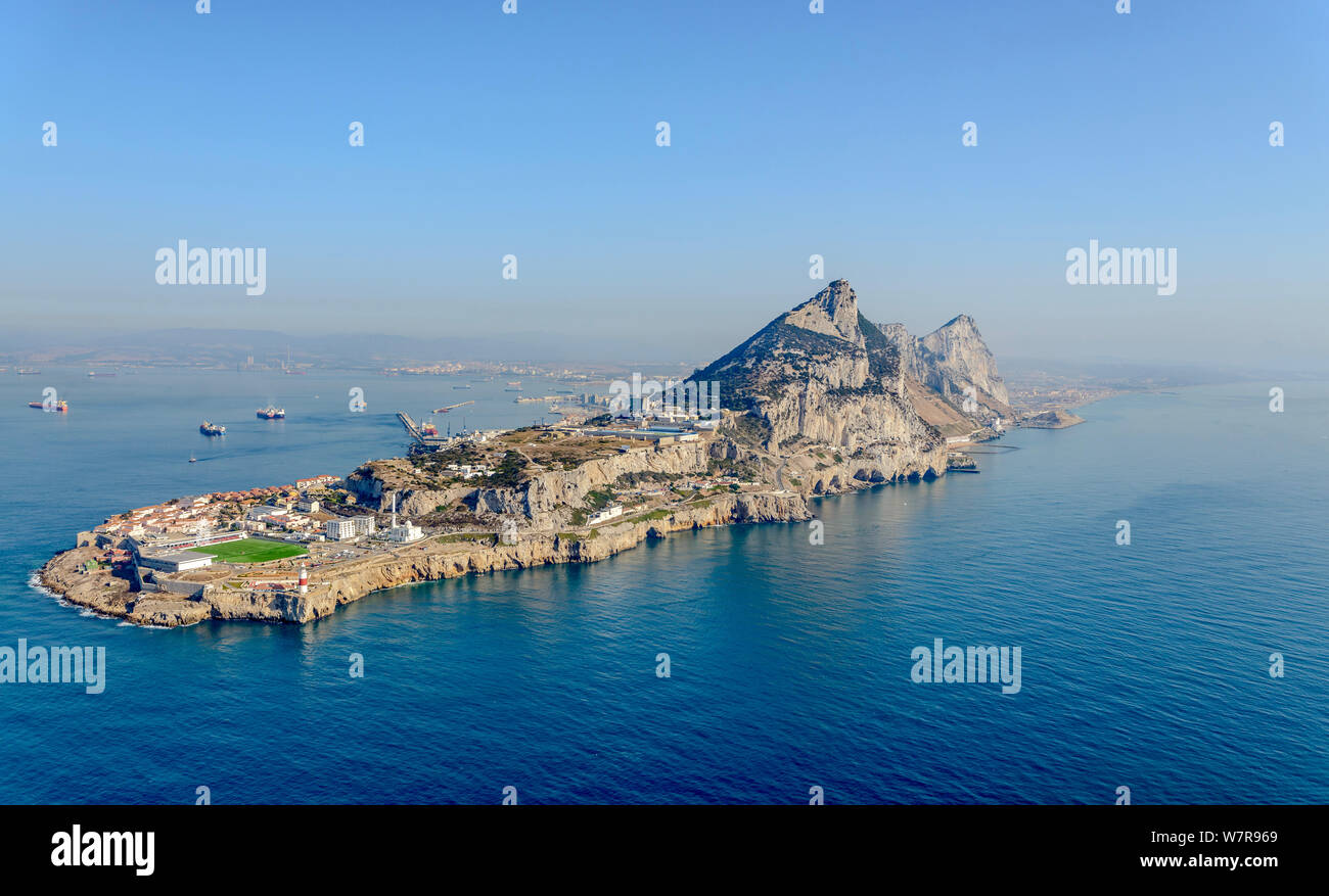 Gibraltar aerial hi-res stock photography and images - Alamy