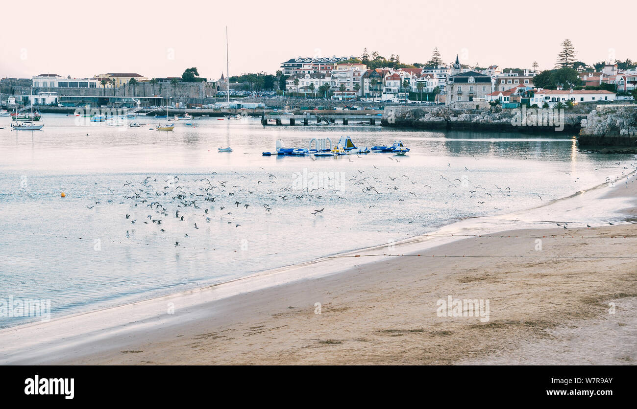 Portugal atlantic coast cascais sunset hi-res stock photography and ...