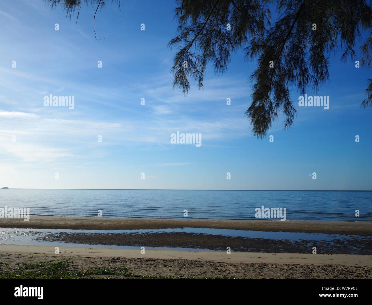 Pranburi Beach in Thailand Stock Photo - Alamy