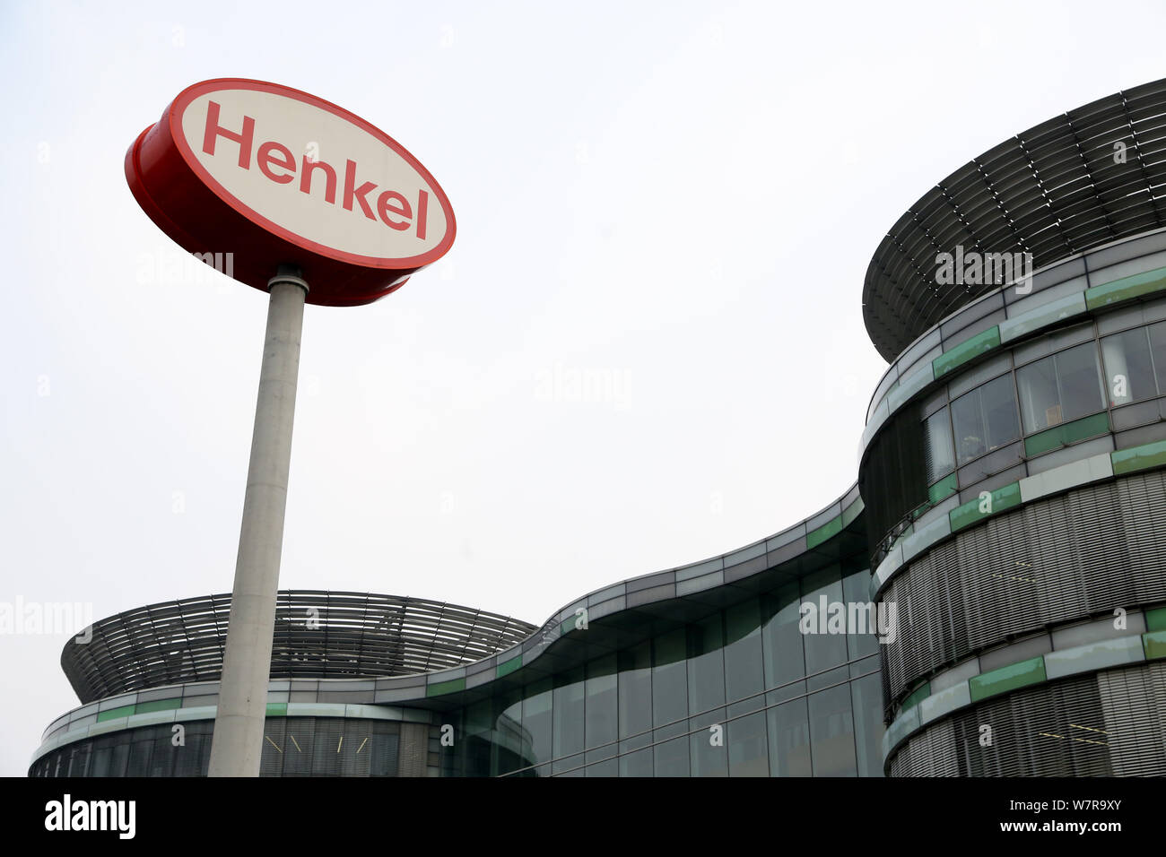--FILE--View of a signboard of Henkel in front of the China ...