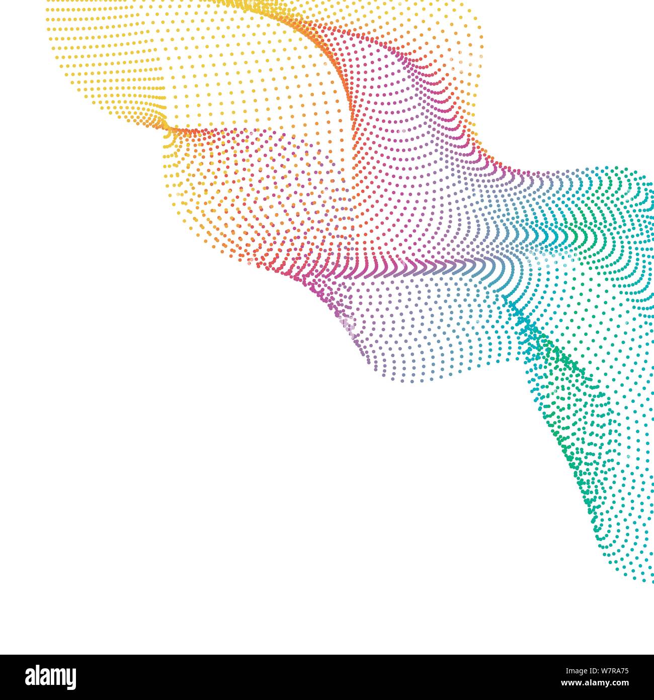 Abstract smooth color wave vector. Curve flow blue motion illustration ...