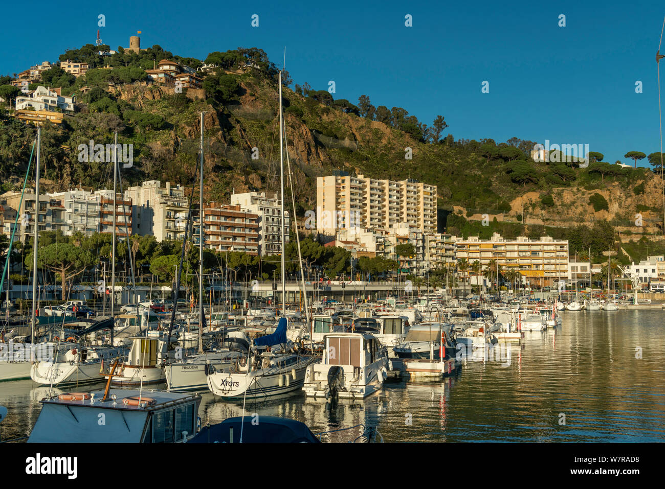 MARINA PORT OF BLANES COSTA BRAVA GERONA CATALONIA SPAIN Stock Photo ...