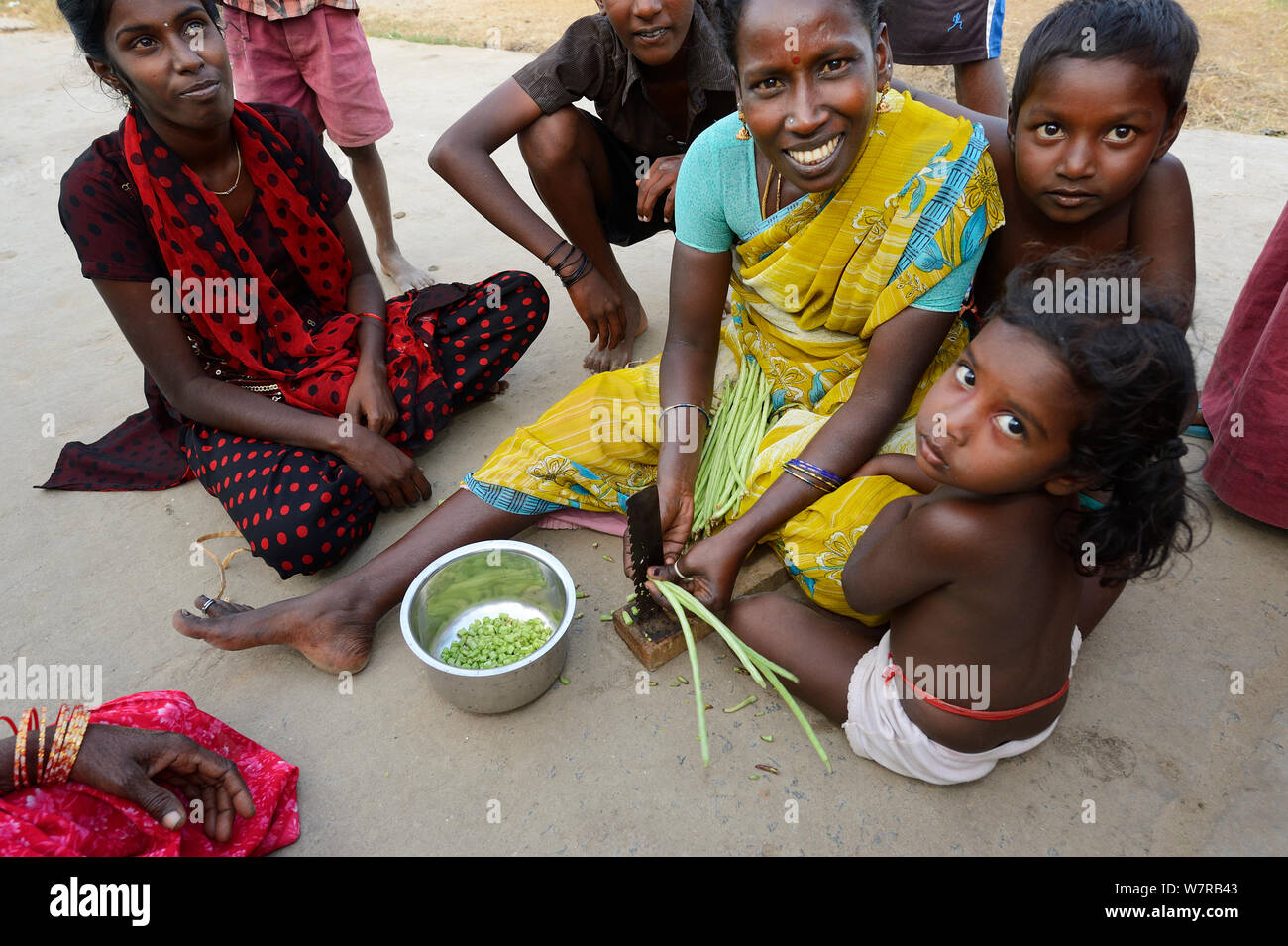 Indian lady cooking hi-res stock photography and images - Alamy