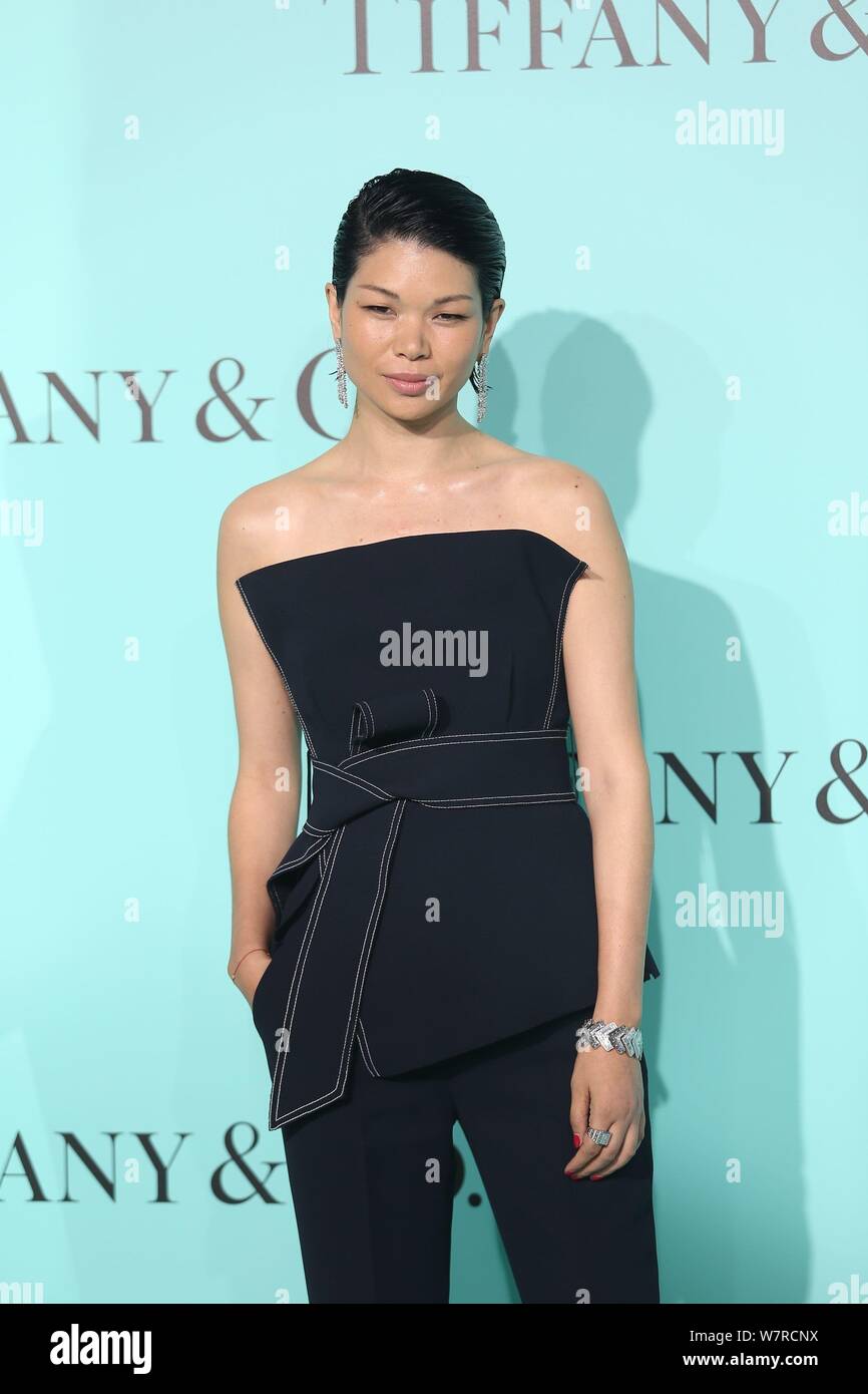 Chinese model Lv Yan arrives at a fashion event for Tiffany & Co. in ...