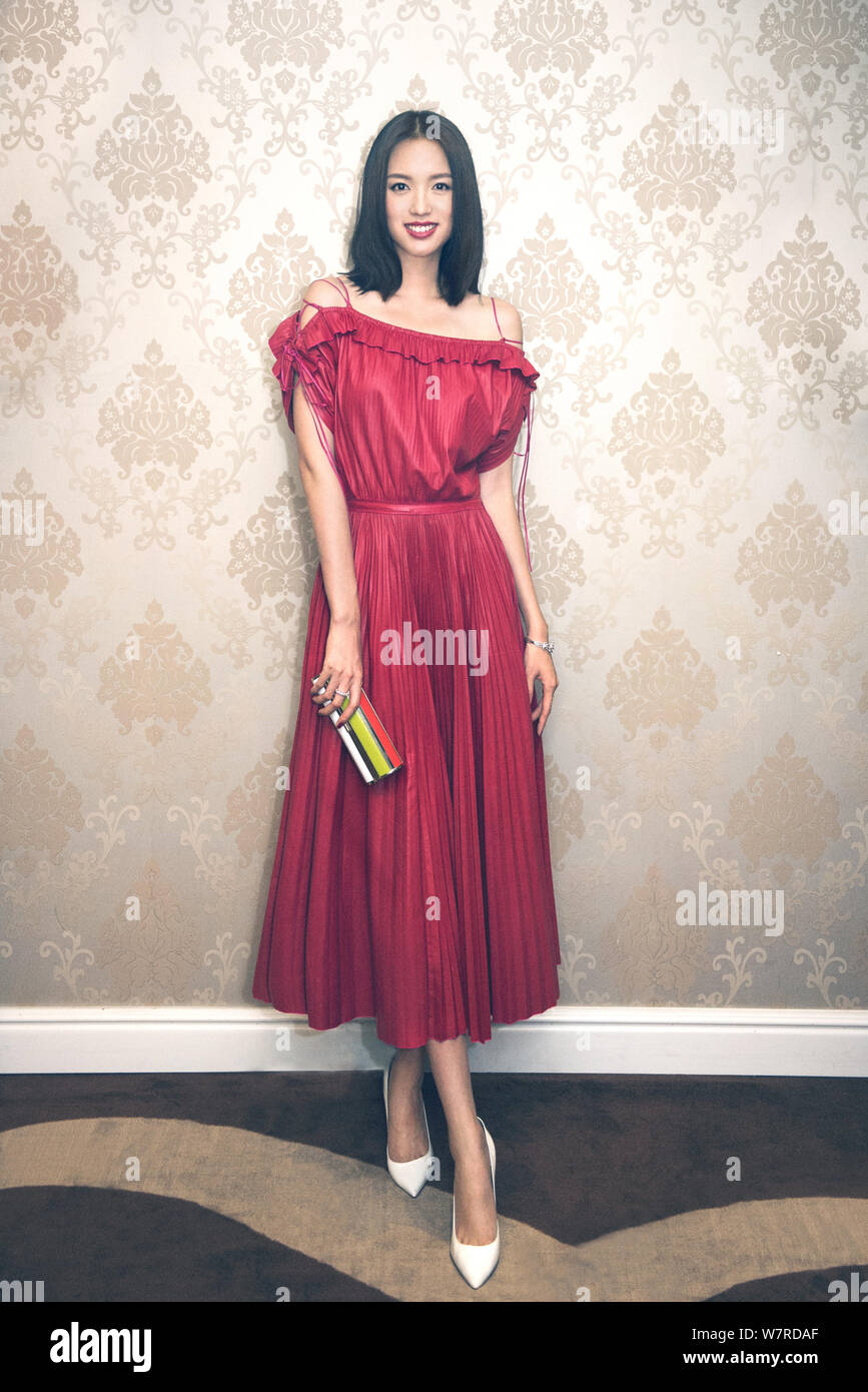 Chinese model and Miss World Zhang Zilin poses for portrait photos ...