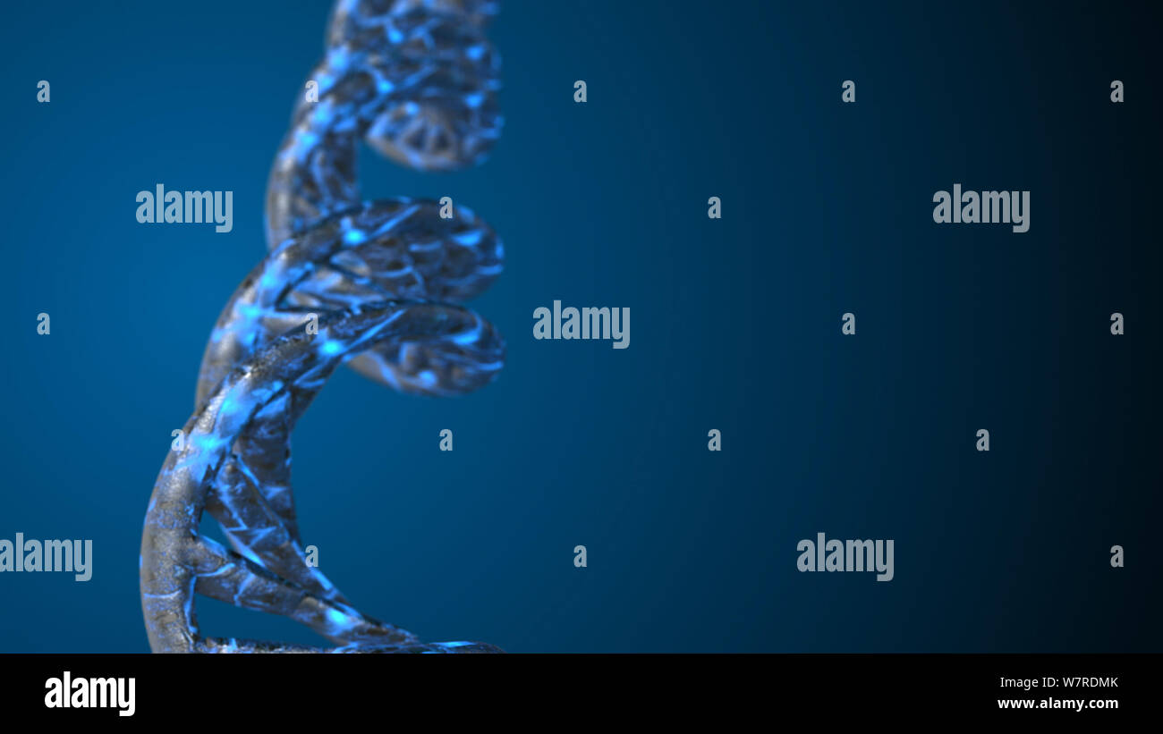 3d animation rotating dna strand hi-res stock photography and images ...