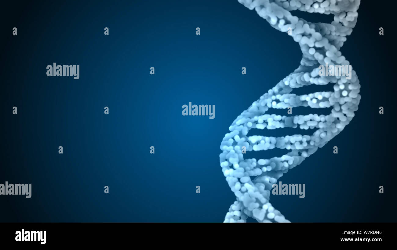 DNA code. Abstract 3d polygonal wireframe DNA molecule helix spiral ...