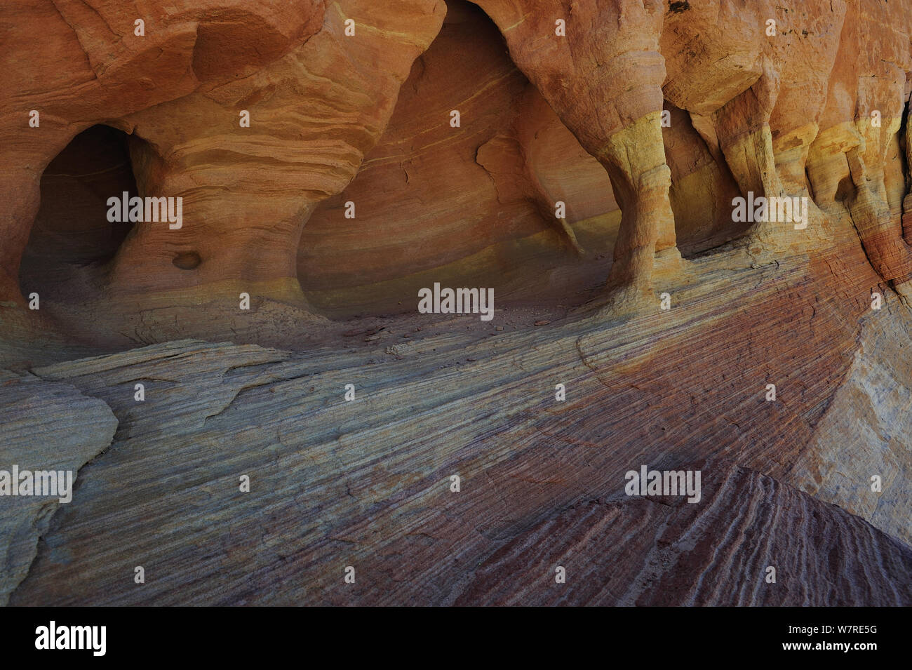 Eroded sandstone rock formation. Valley of Fire State Park, Nevada, USA ...