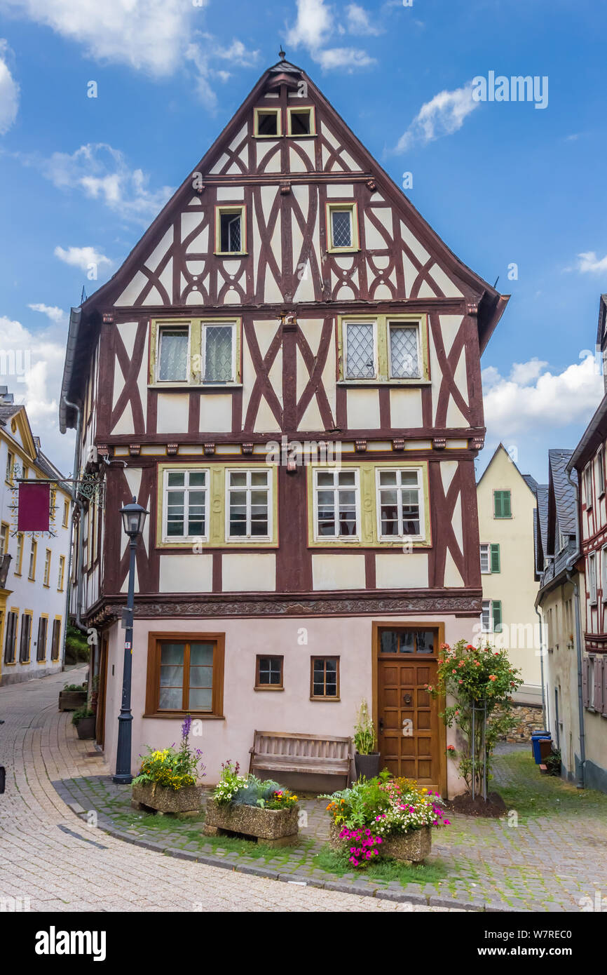 Architecture bench german half timber hi-res stock photography and ...