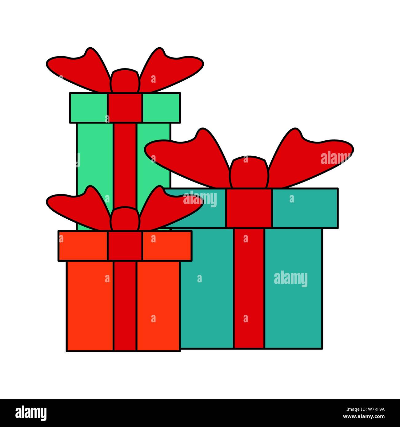 party gift surprise present cartoon Stock Vector Image & Art - Alamy