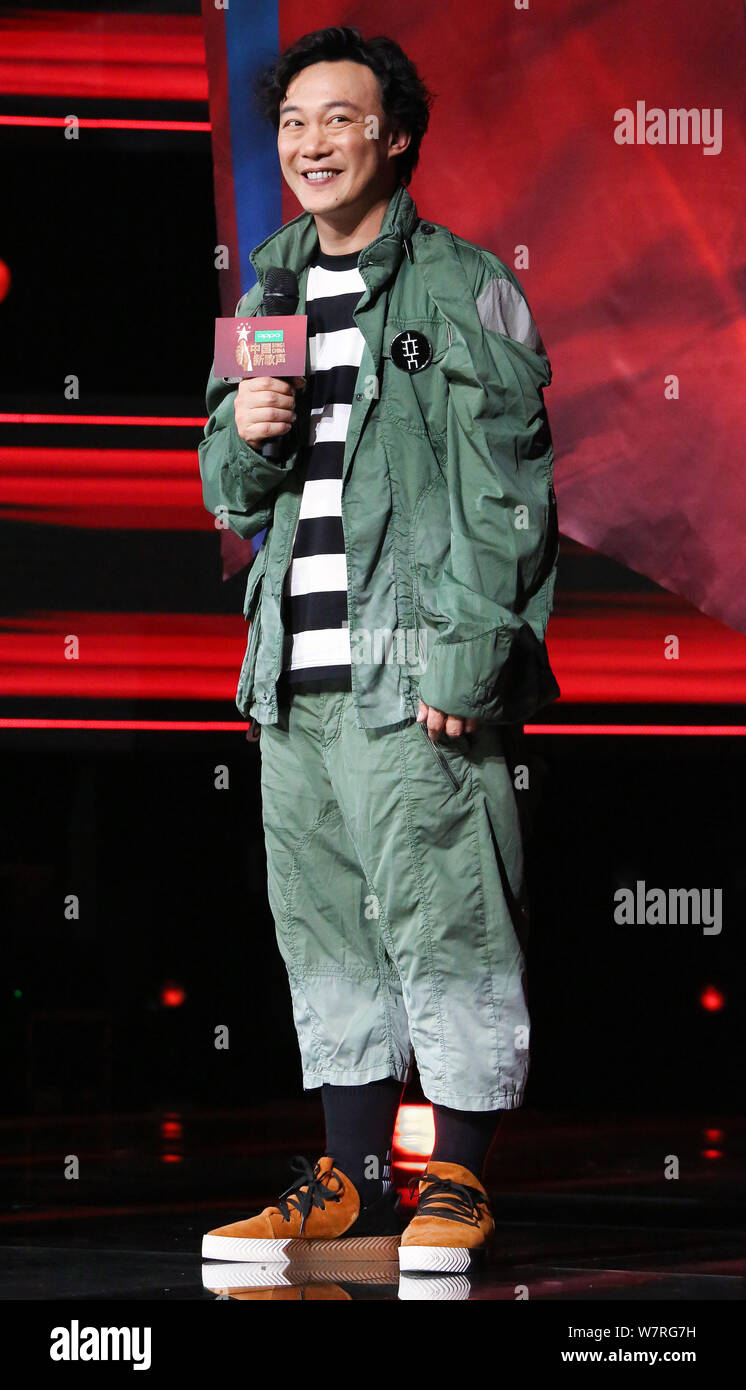 Taiwanese singer Jay Chou attends a press conference for Season 2 of ...