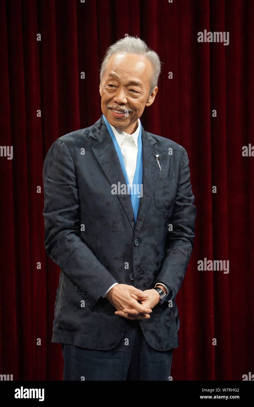 Japanese singer-songwriter Tanimura Shinji attends a press conference ...