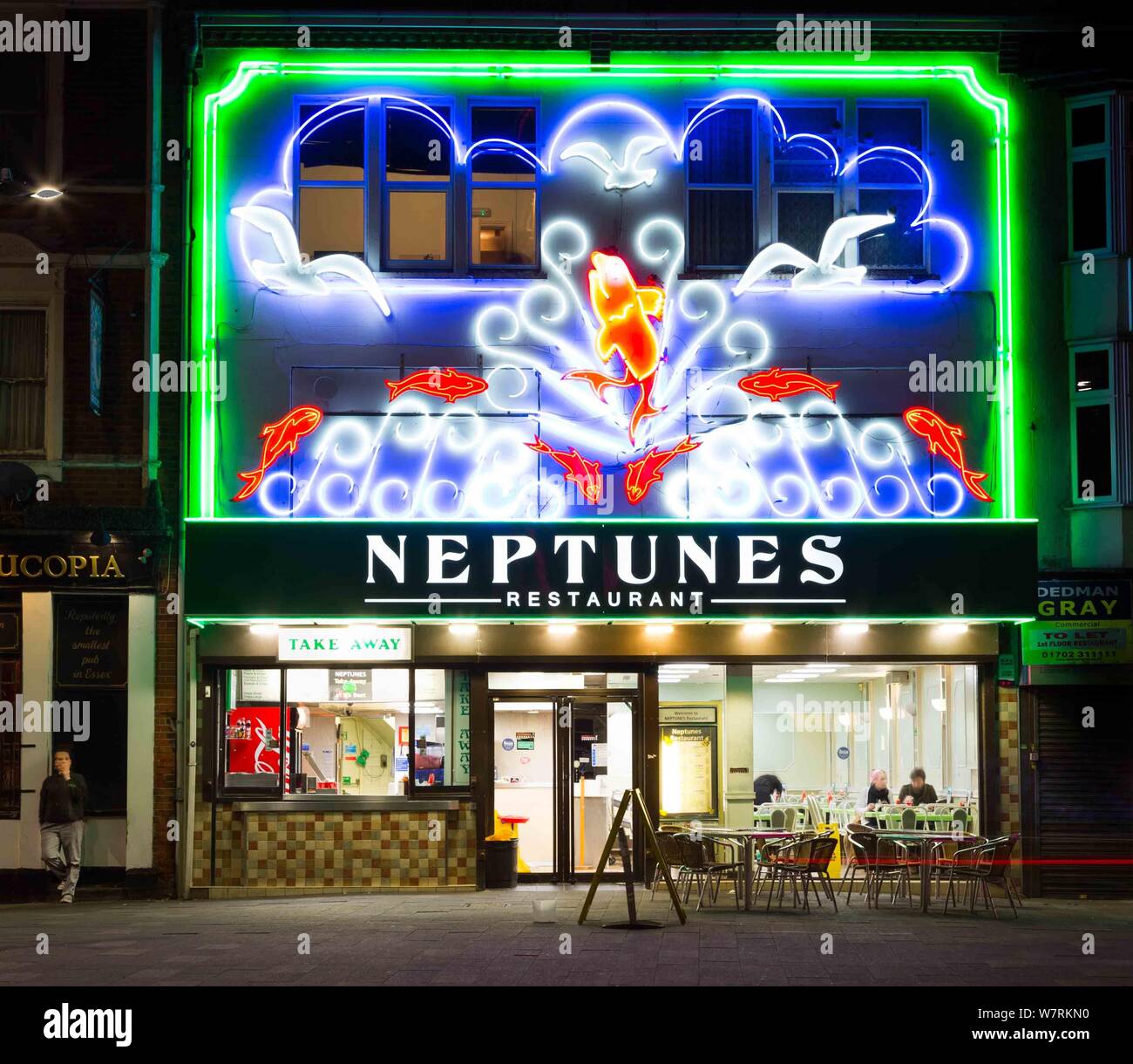 Southend pier sea neon hi-res stock photography and images - Alamy