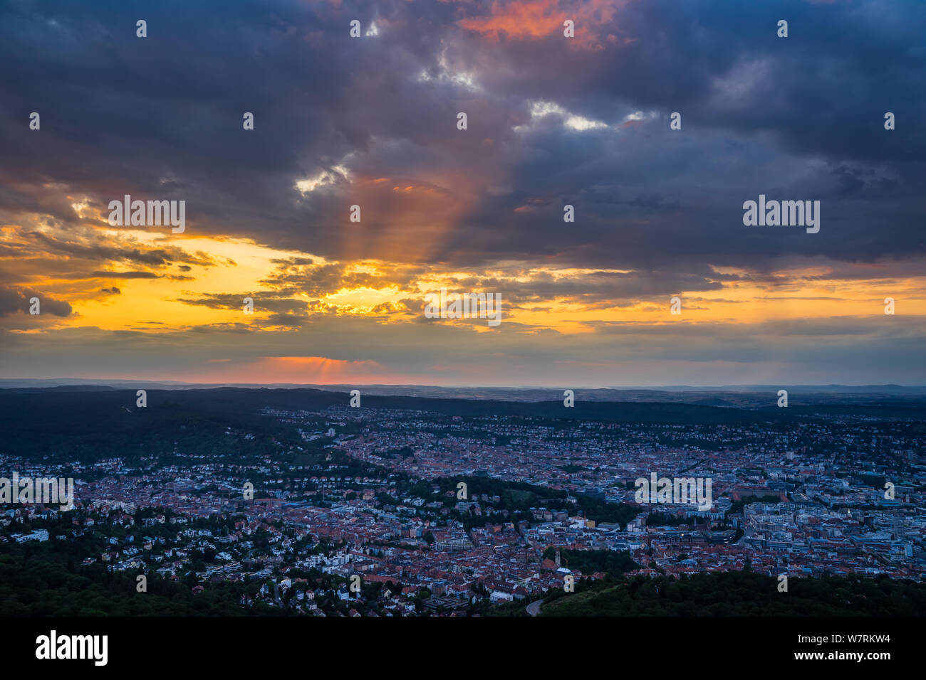 Orange roof houses hi-res stock photography and images - Alamy
