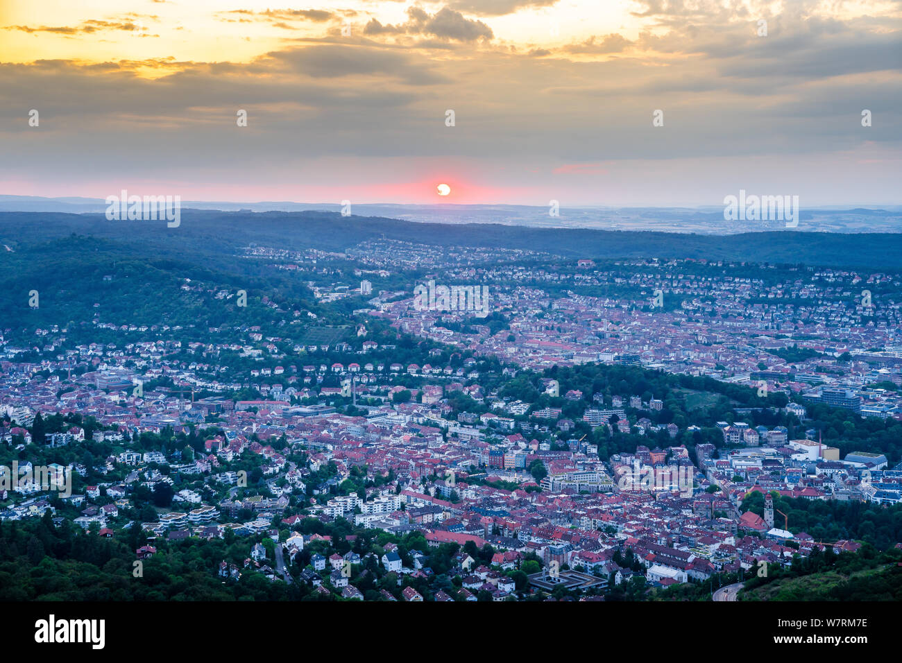 Stuttgart aerial view hi-res stock photography and images - Alamy