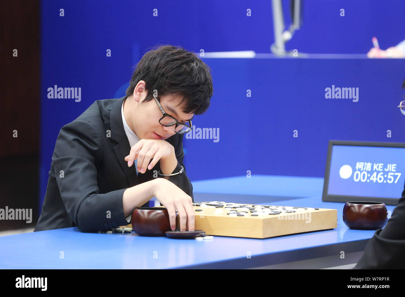Chinese Go player Ke Jie competes against Google's artificial ...