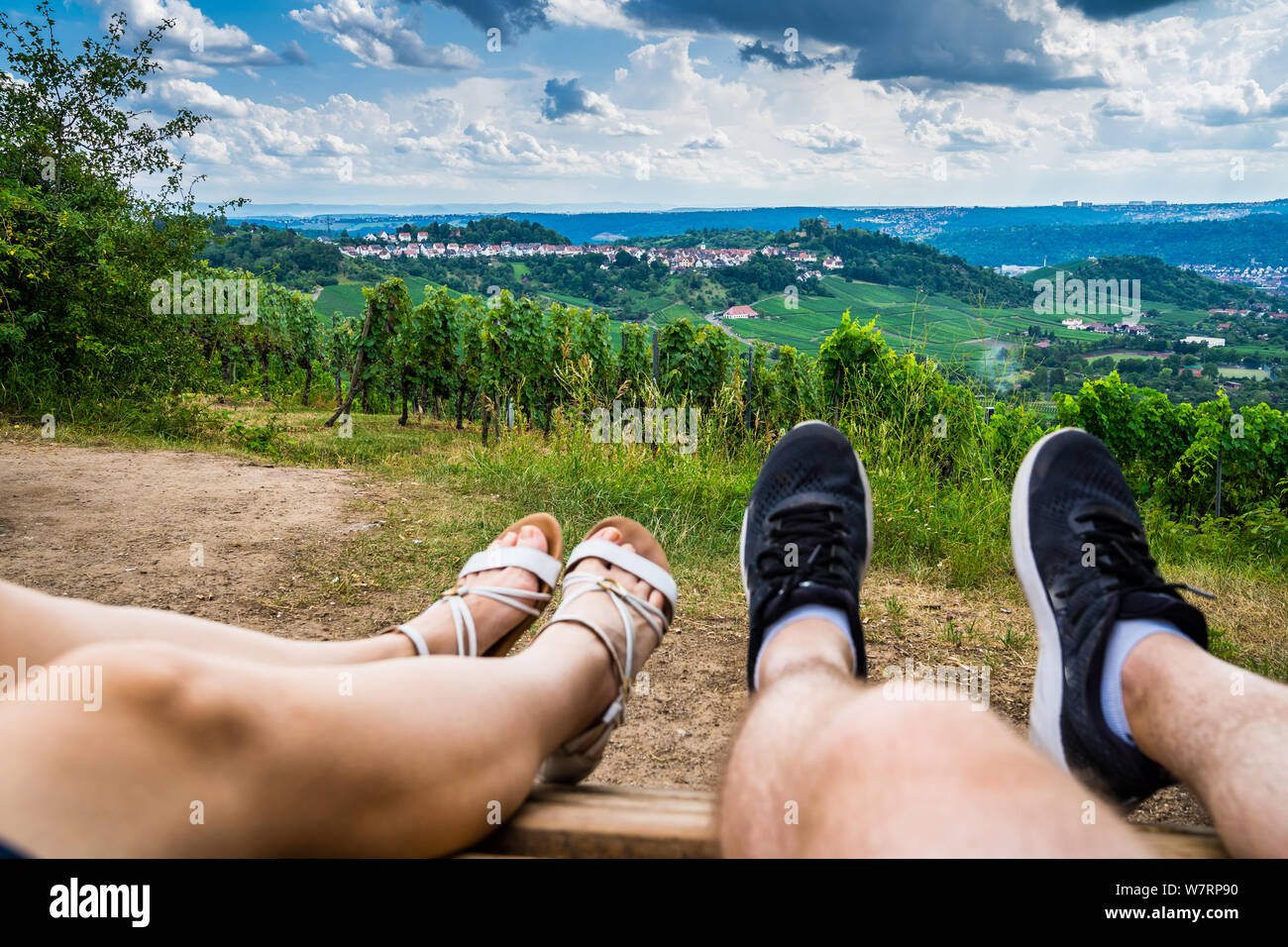 Panorama view green city stuttgart hi-res stock photography and images ...