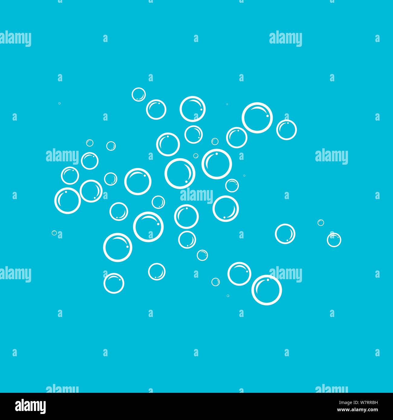 Bubble water vector illustration design template Stock Vector Image ...