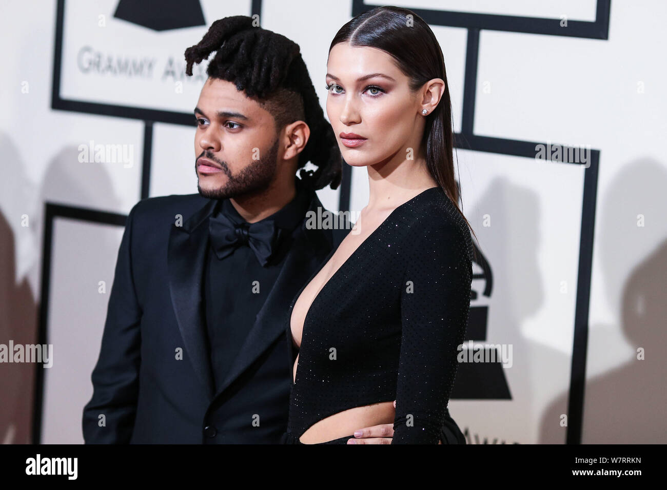The weeknd and girlfriend bella hadid hi-res stock photography and ...
