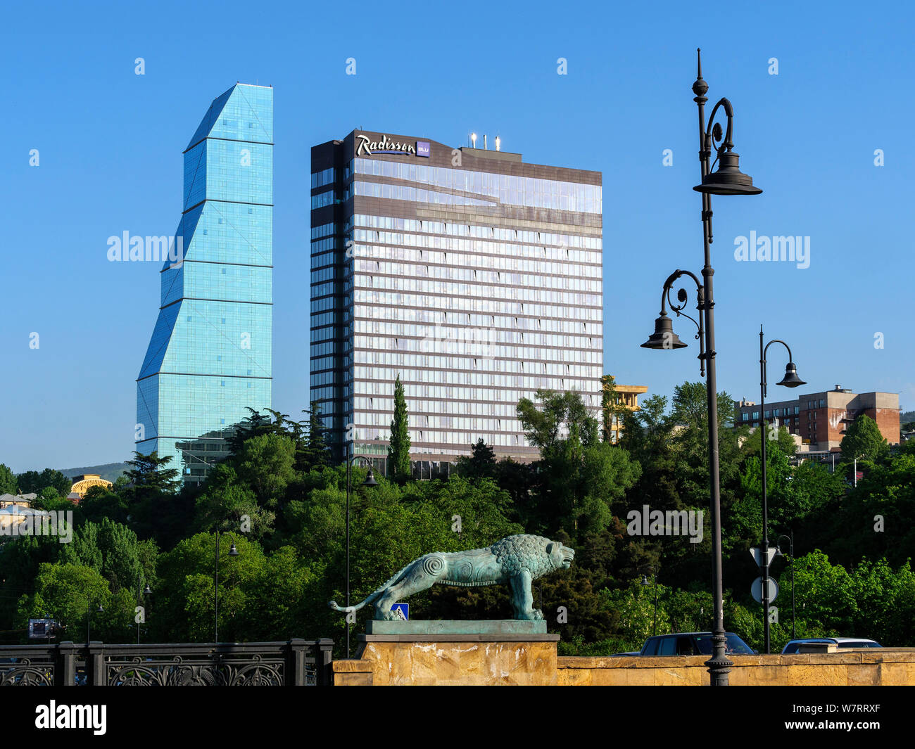 Bitmore and Radisson Hotel, Rustaveli, Tbilisi, Georgia, Europe Stock ...