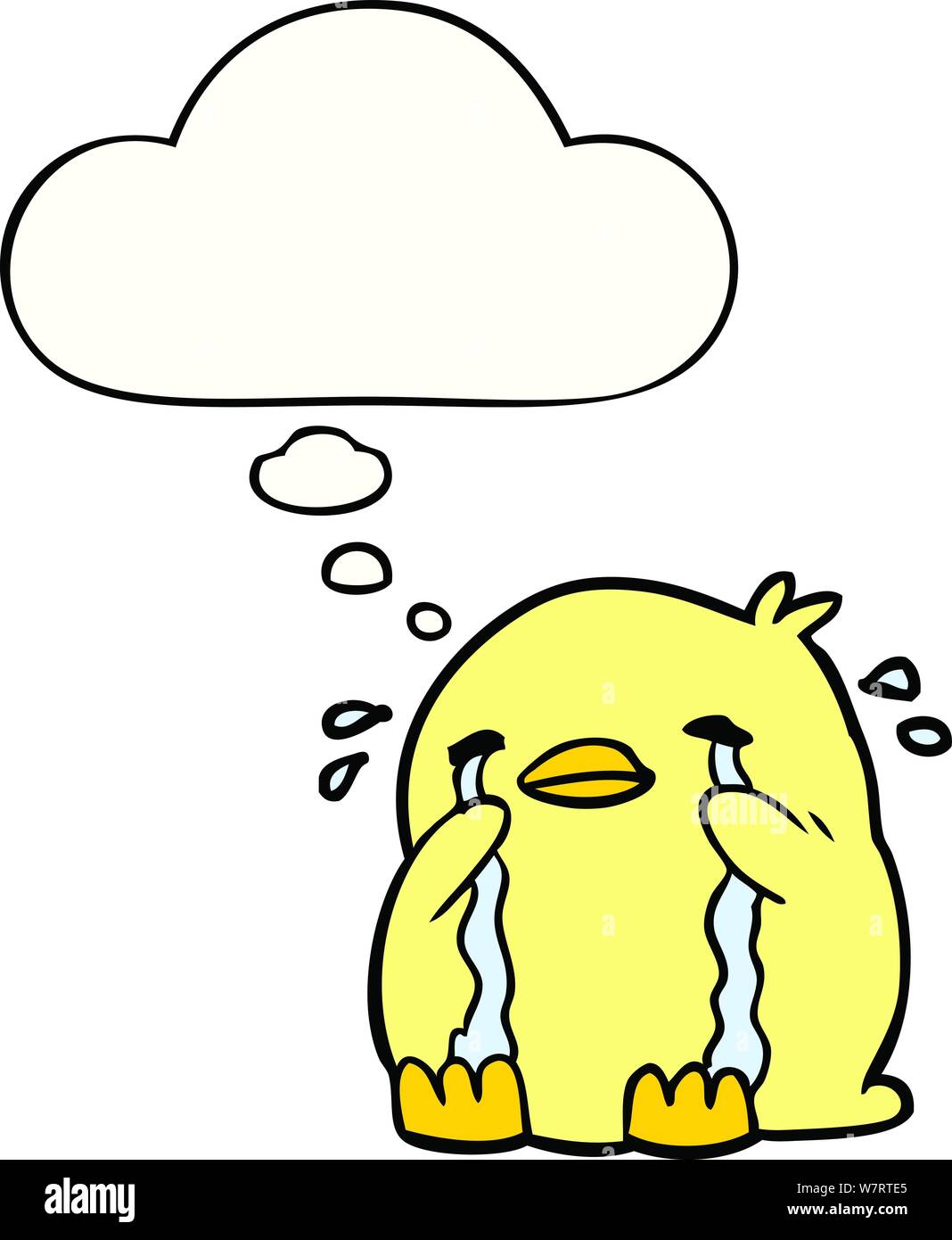 Crying bird Stock Vector Images - Alamy