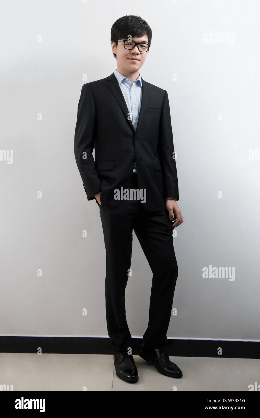 --FILE--Chinese Go player Ke Jie poses during an interview in Beijing ...