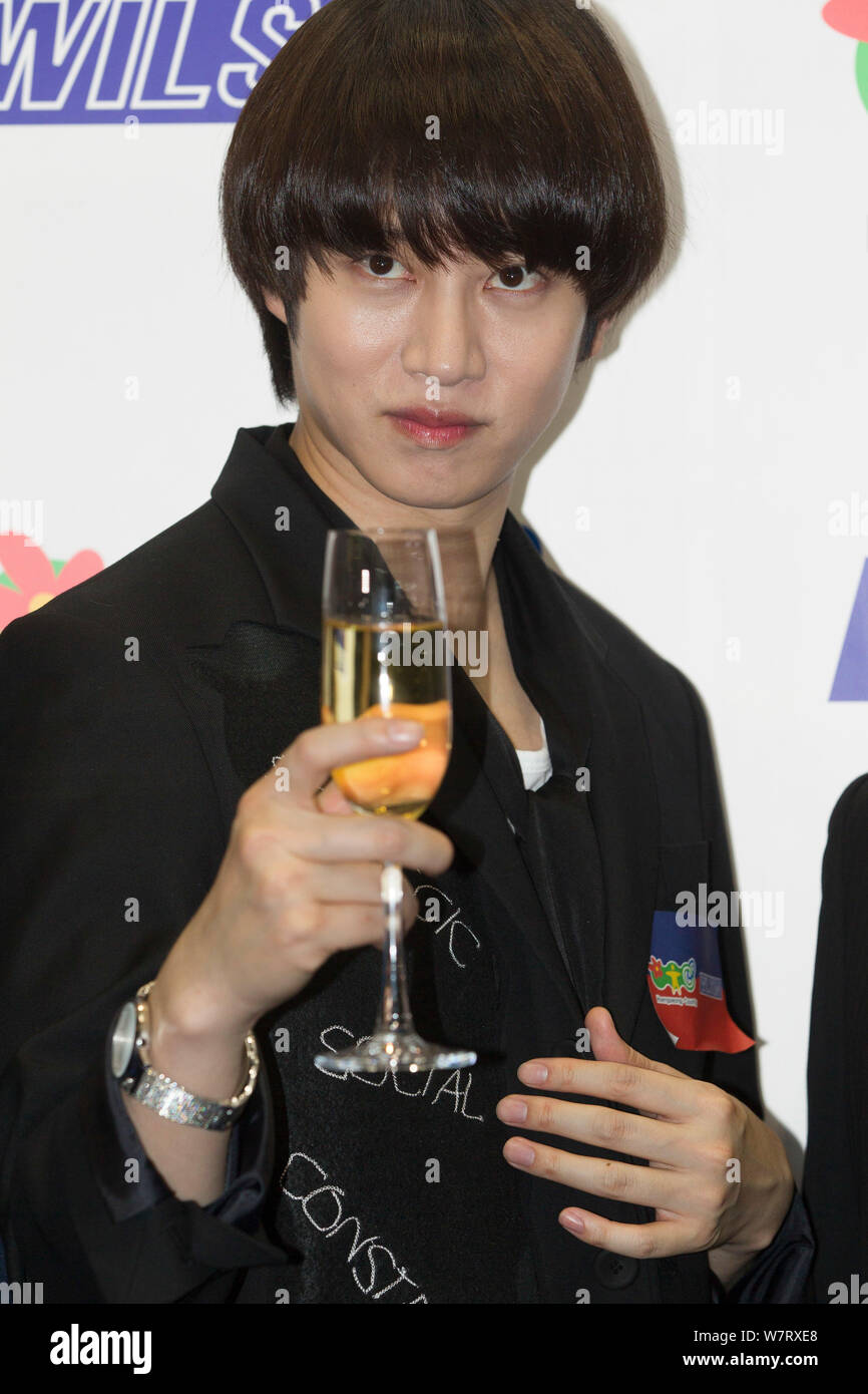Singer and actor Kim Hee-chul, better known by the mononym Heechul, of ...