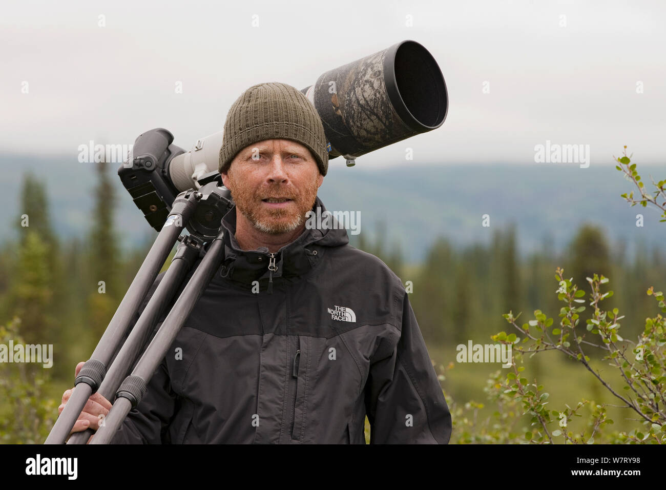 Wildlife photographer Ingo Arndt on location, Denali National Park ...