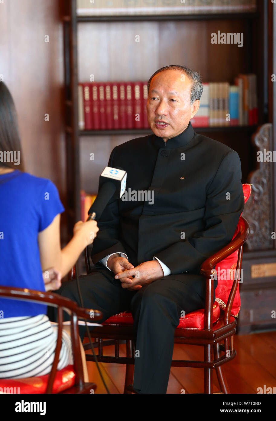 --FILE--Chen Feng, chairman and founder of the Chinese business ...