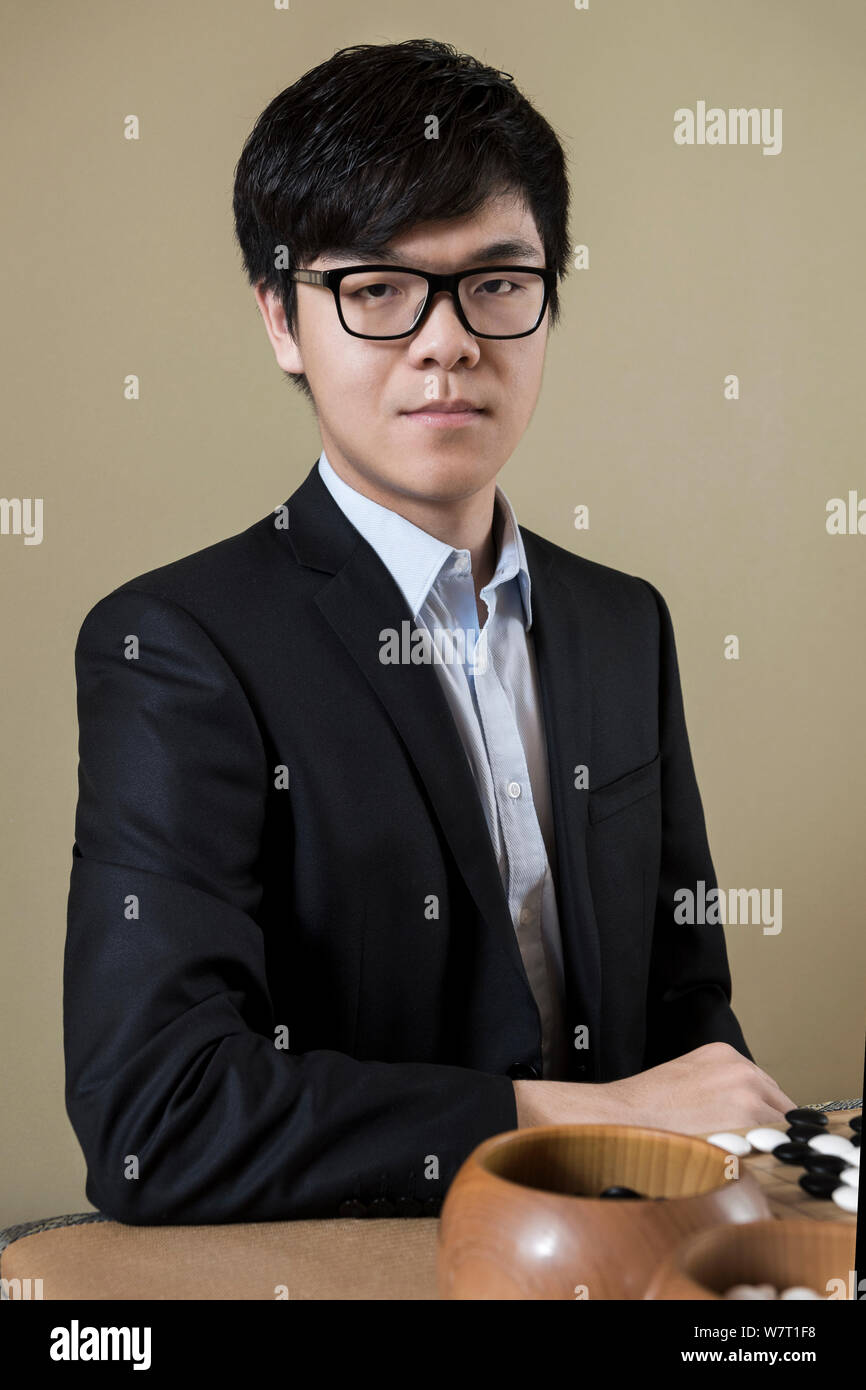--FILE--Chinese Go player Ke Jie poses during an interview in Beijing ...