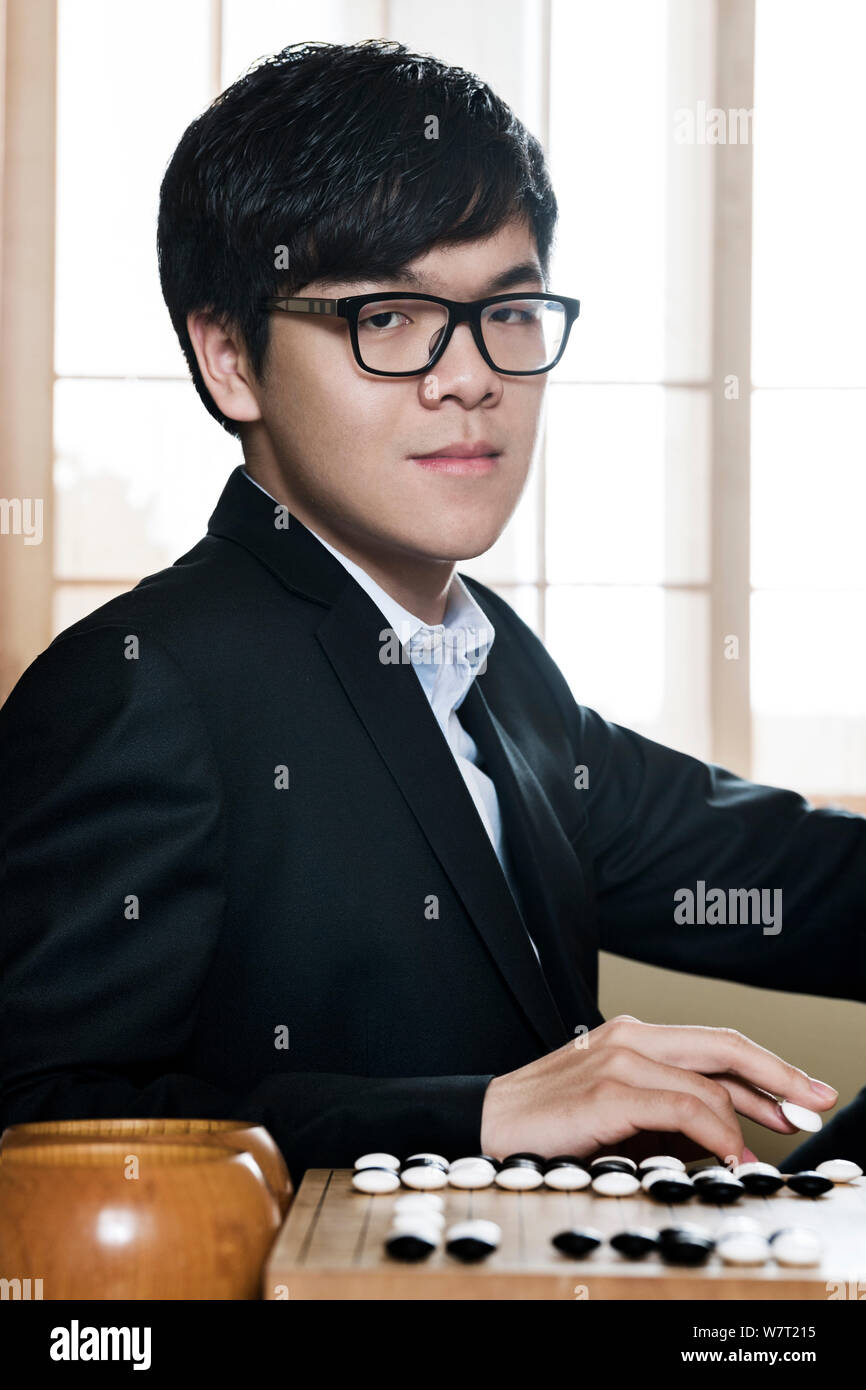 --FILE--Chinese Go player Ke Jie poses during an interview in Beijing ...