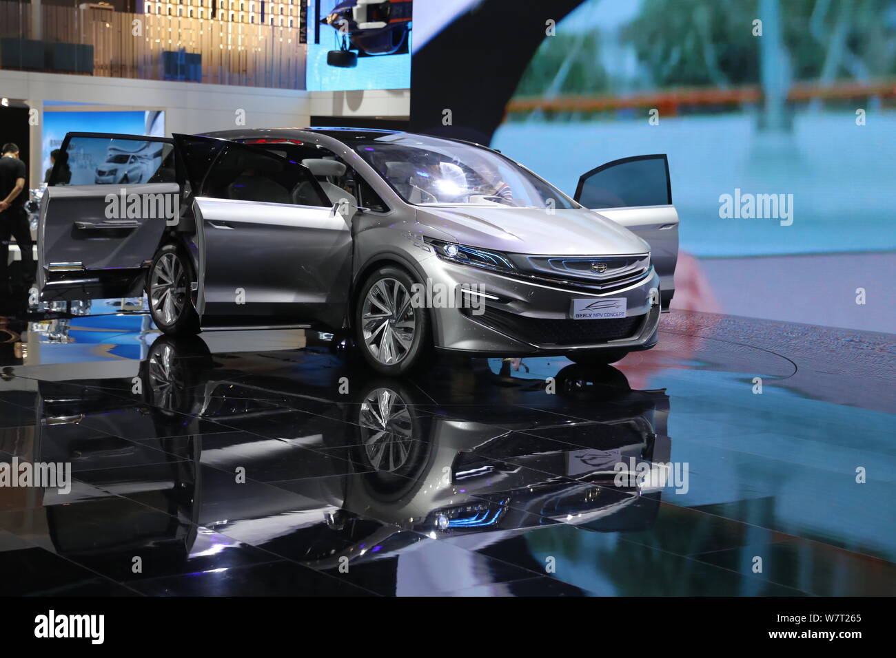 --FILE--A Geely MPV Concept car is on display during the 17th Shanghai ...