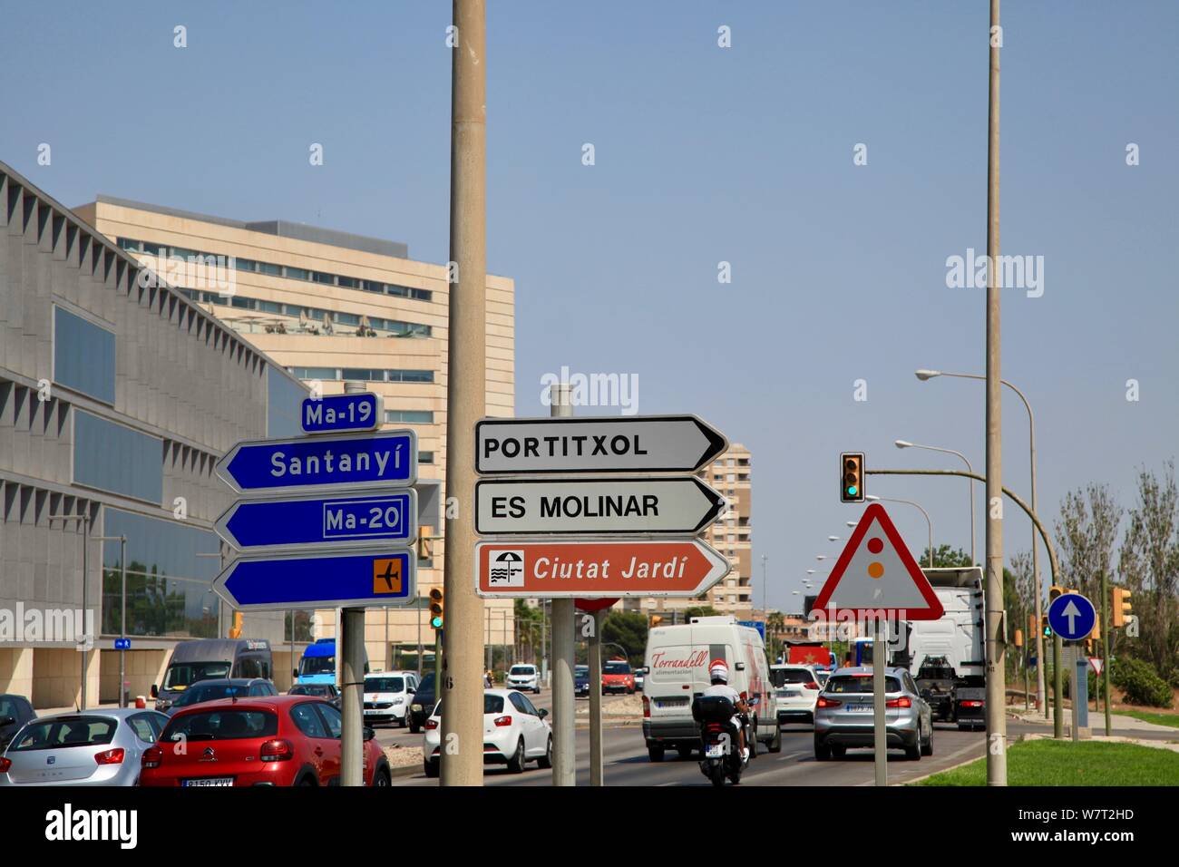 Portixol hotel and boats hi-res stock photography and images - Alamy