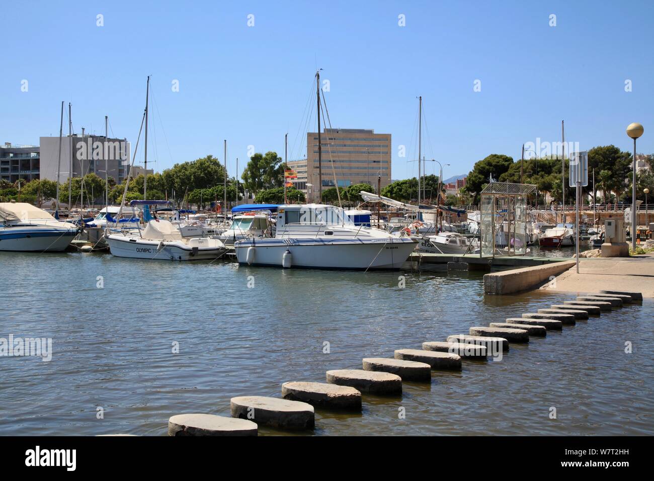 Portixol hotel and boats hi-res stock photography and images - Alamy