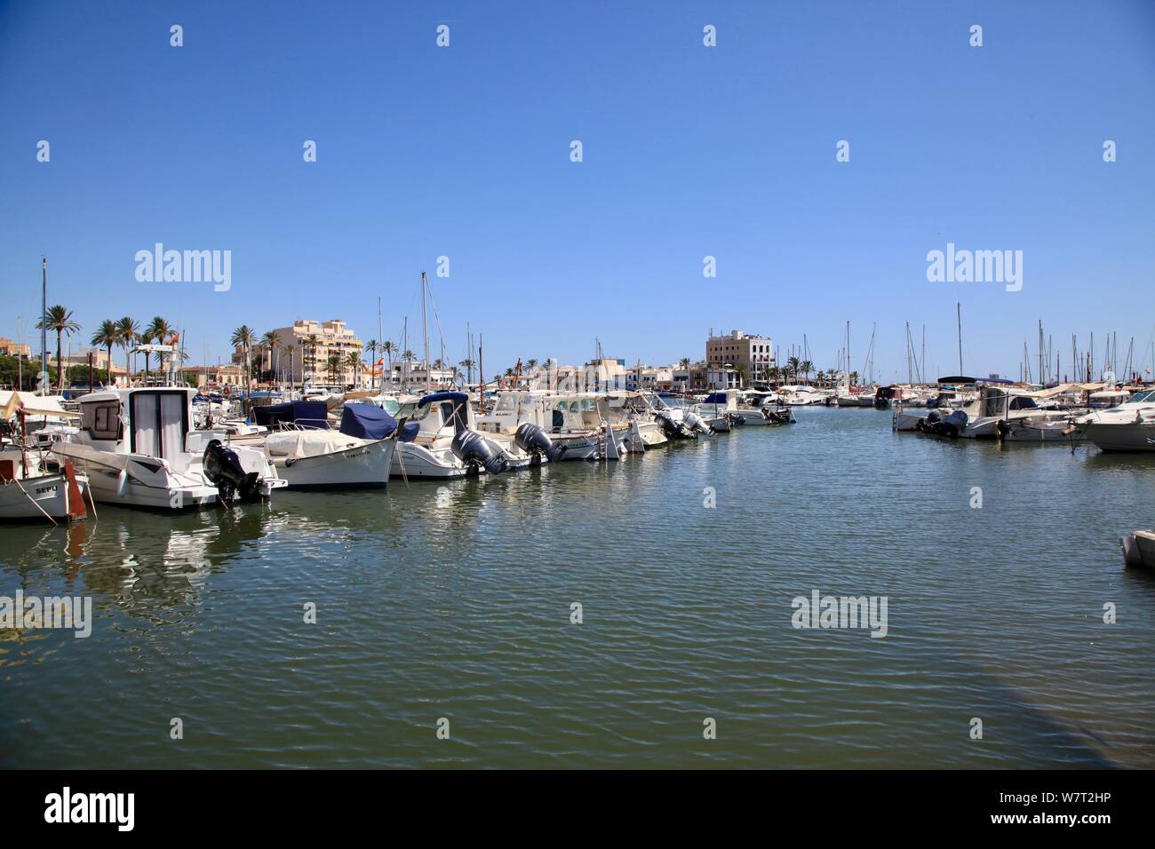 Portixol Mallorca August 2019 Stock Photo - Alamy