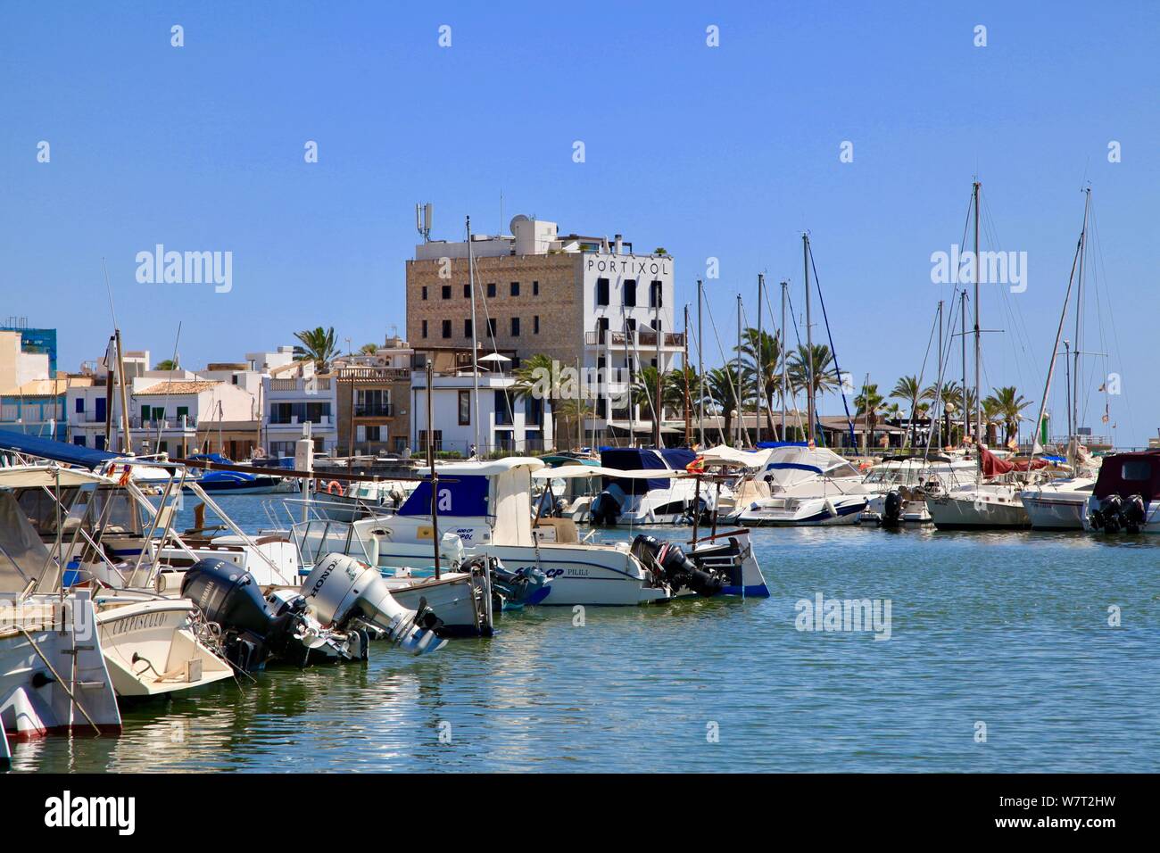 Portixol Mallorca August 2019 Stock Photo - Alamy