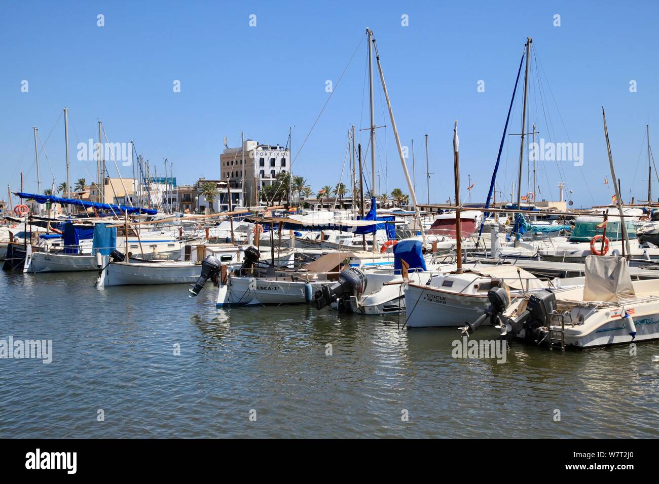 Portixol Mallorca August 2019 Stock Photo - Alamy