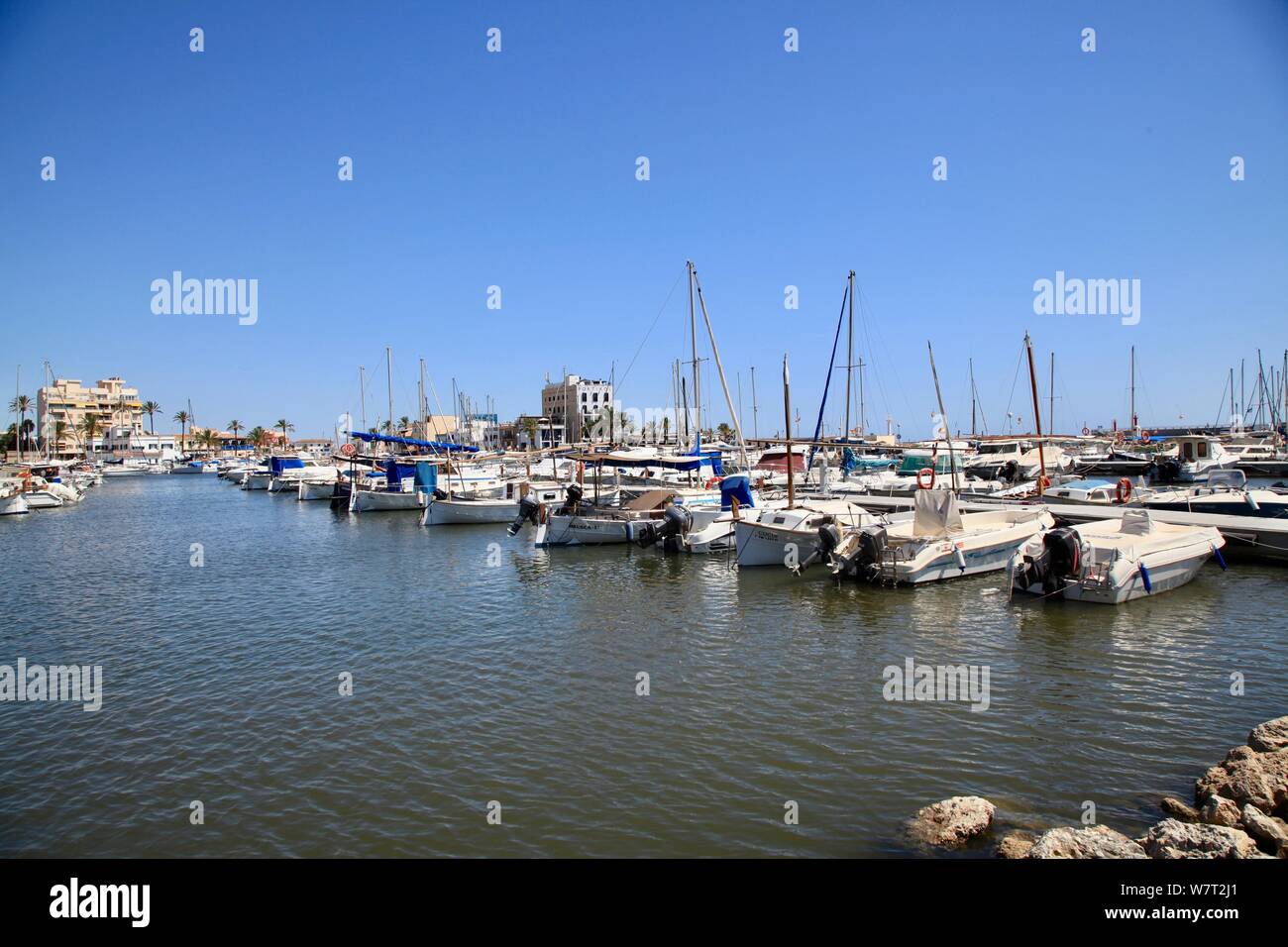 Portixol Mallorca August 2019 Stock Photo - Alamy
