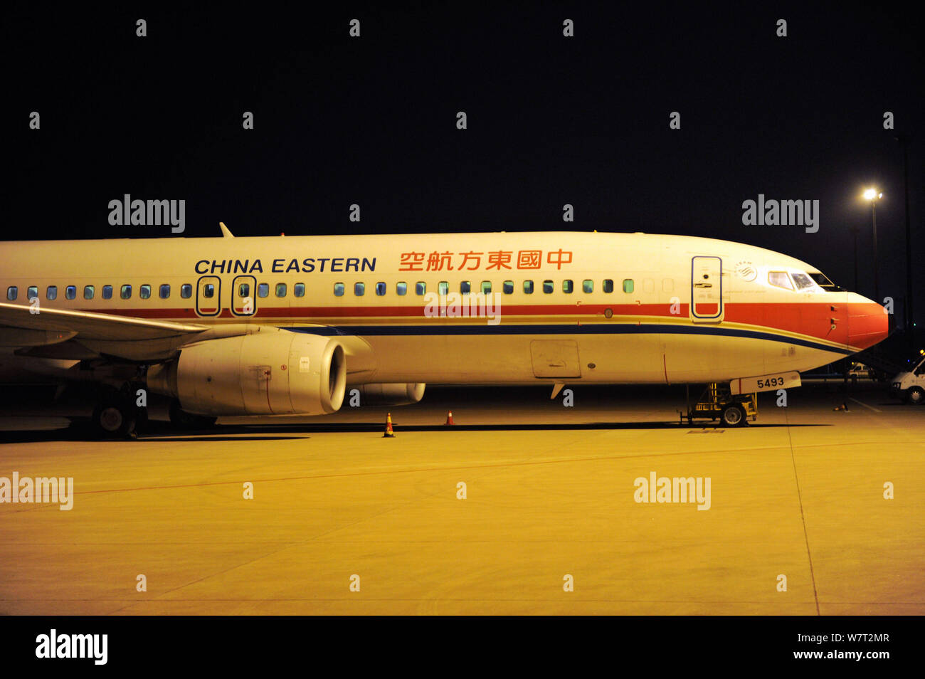 --FILE--A passenger jet of China Eastern Airlines is pictured at the ...