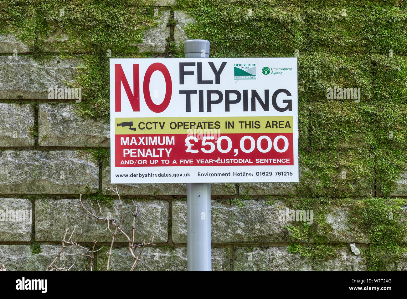 No fly tipping sign hi-res stock photography and images - Alamy