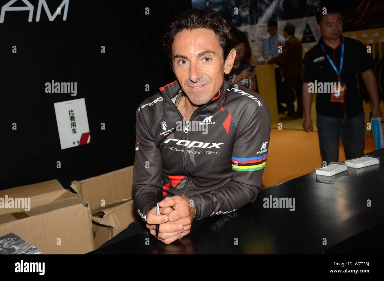 French cyclist Miguel Martinez is pictured during the 27th China ...